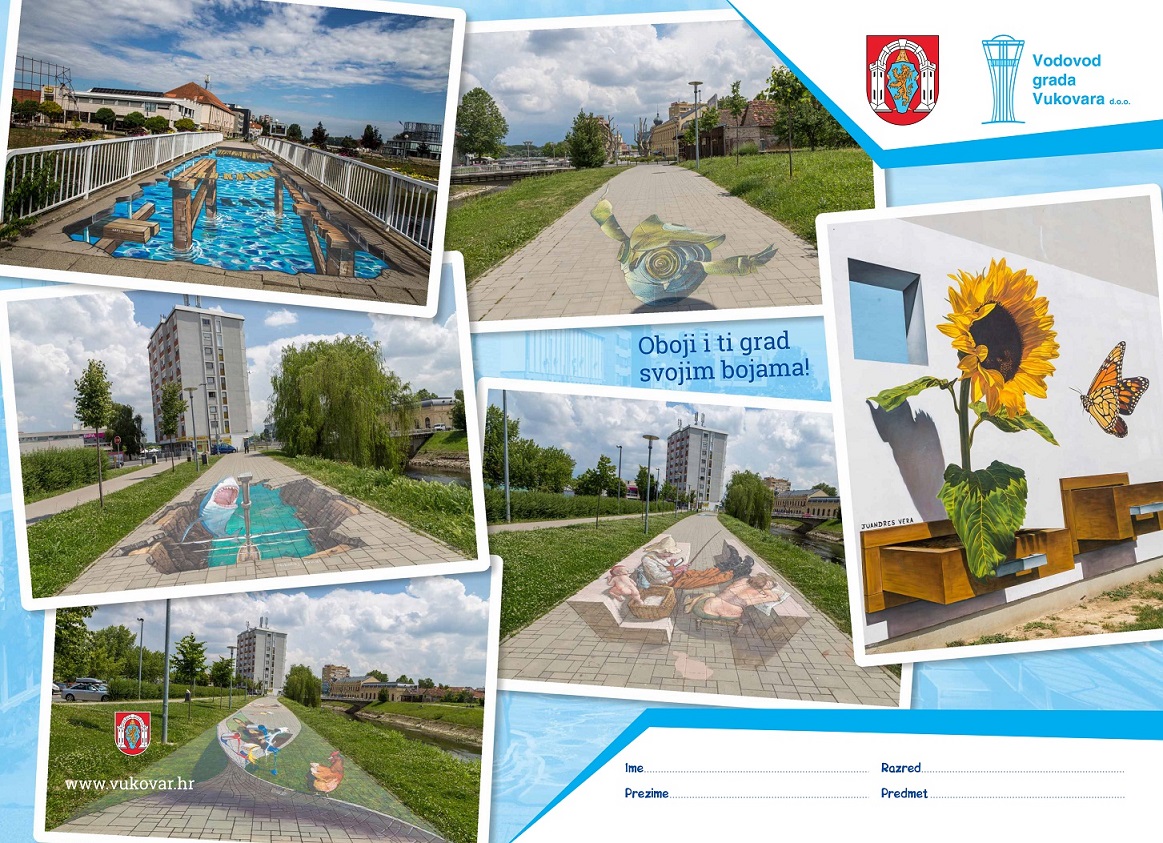 3D slike na bilježnicama - VukovART